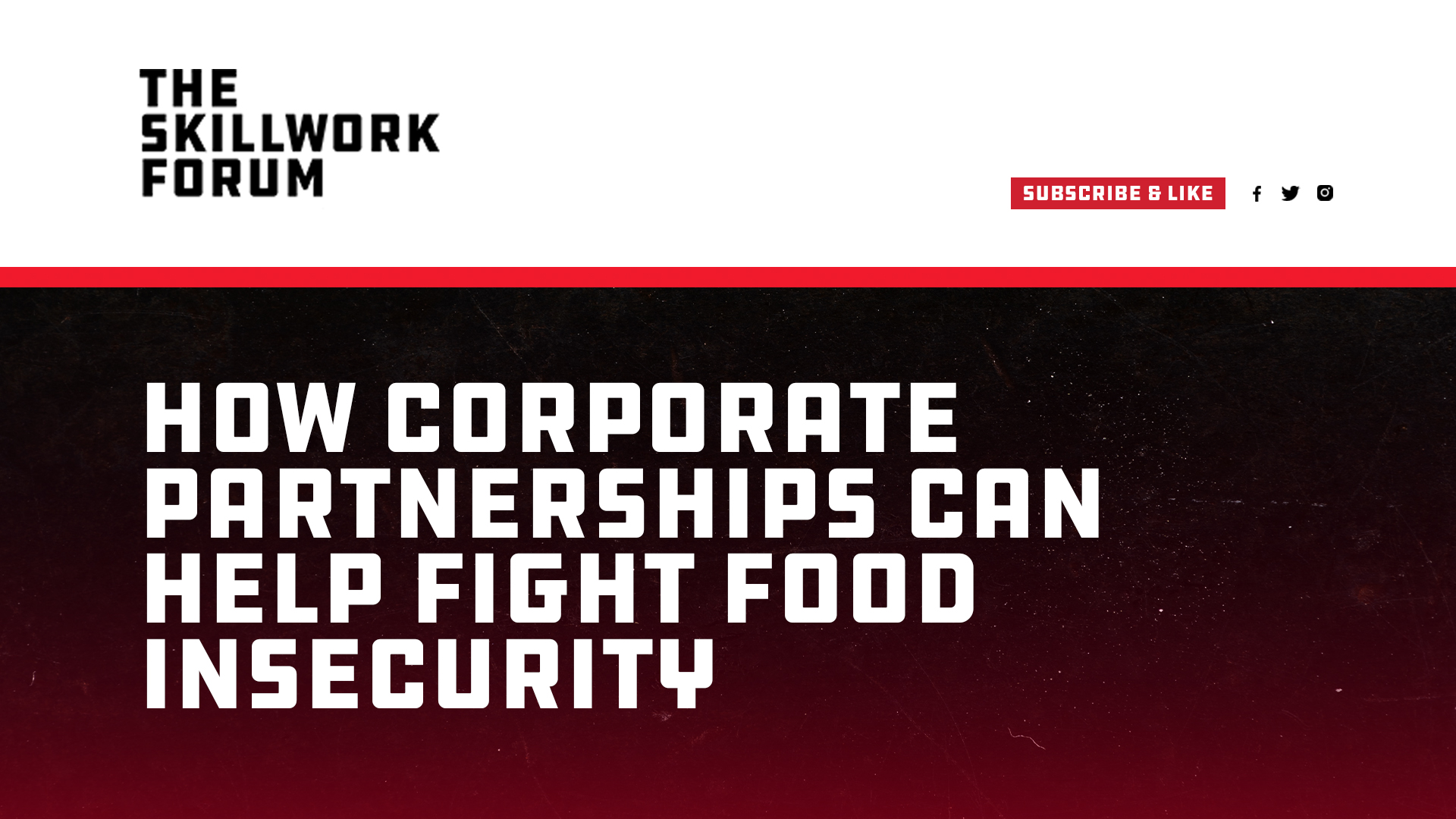 How Corporate Partnerships Can Help Fight Food Insecurity - Skillwork